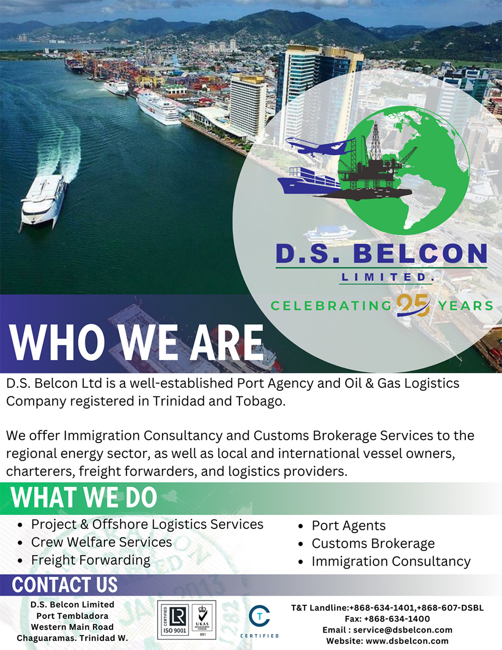 DS Belcon – Tanager – The Shipping Association of Trinidad & Tobago